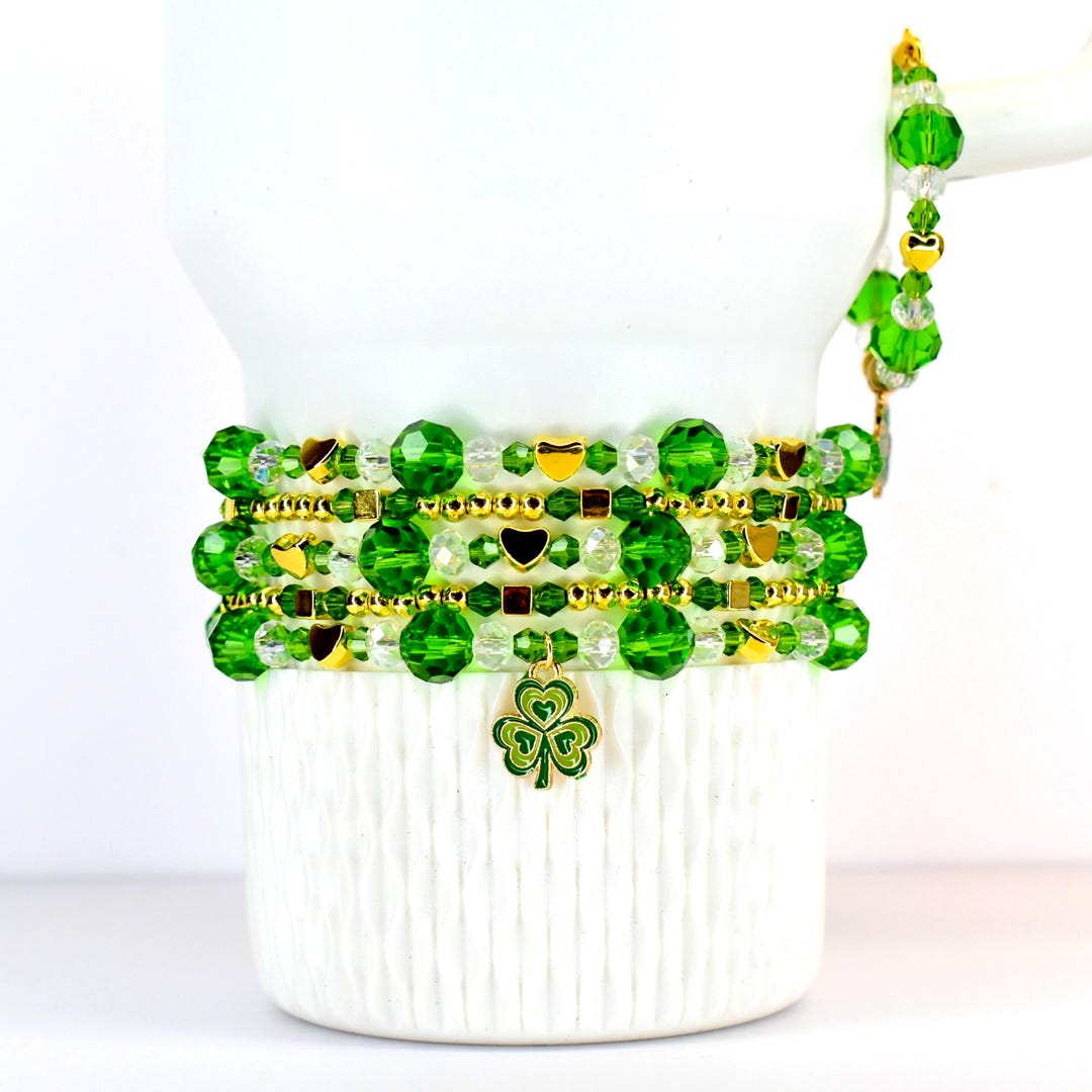 St. Patrick's Day Bracelet Collection: Sparkling Green, Crystal and ...