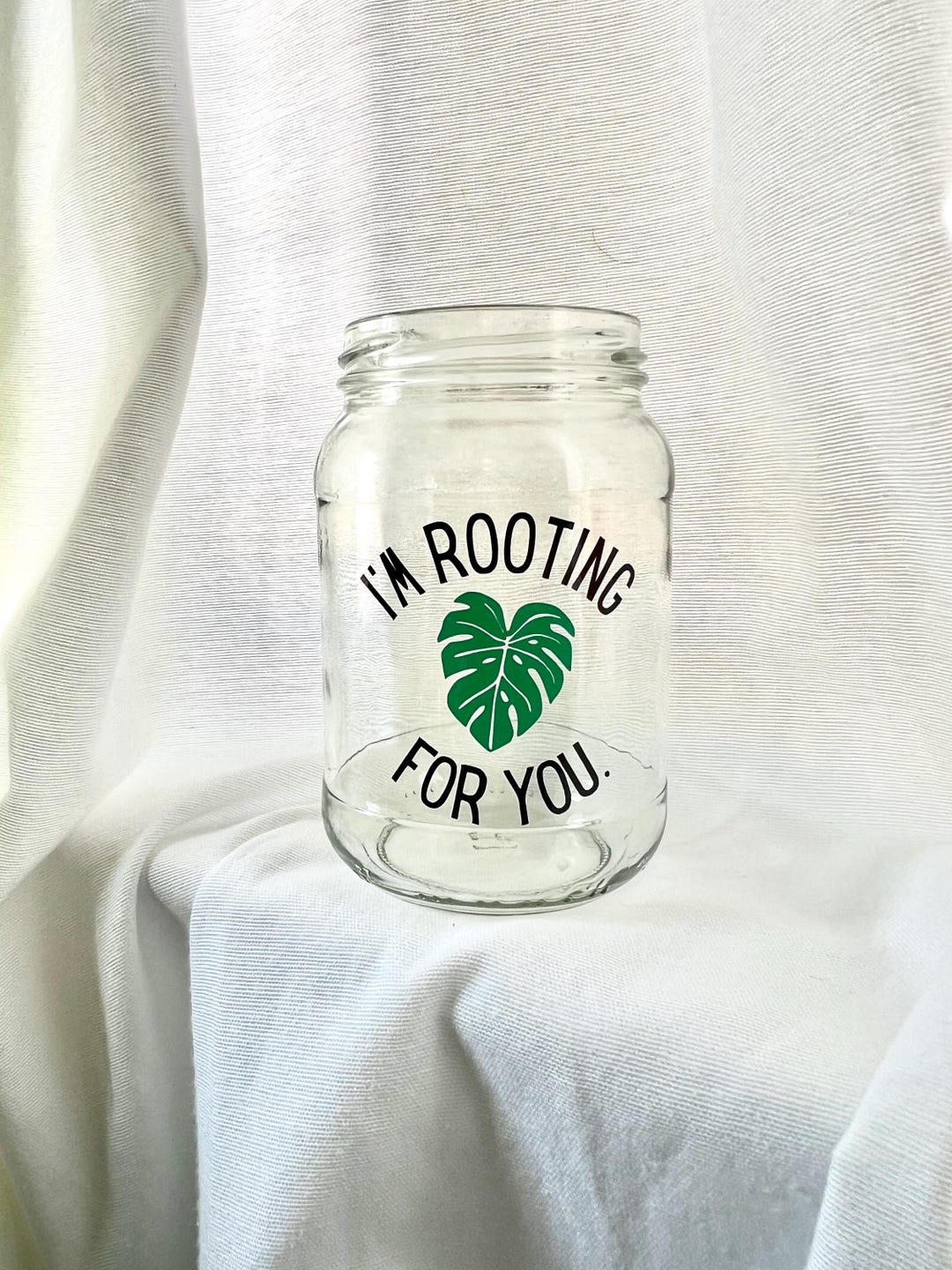 Personalized Plant Rooting Jar, Glass Propagation Station, Custom Plant ...