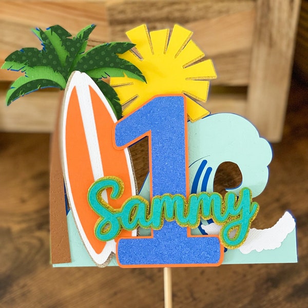 Beach Cake Topper - Etsy