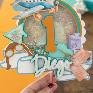 Travel Theme Cake Topper, Adventure Cake Topper, Around the World ...