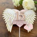 Angel Wings Cake Topper, Memorial Cake Topper, in Loving Memory, Baby ...