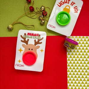 Christmas Play Dough Class Gift, Kid Non-candy Stocking Stuffer ...