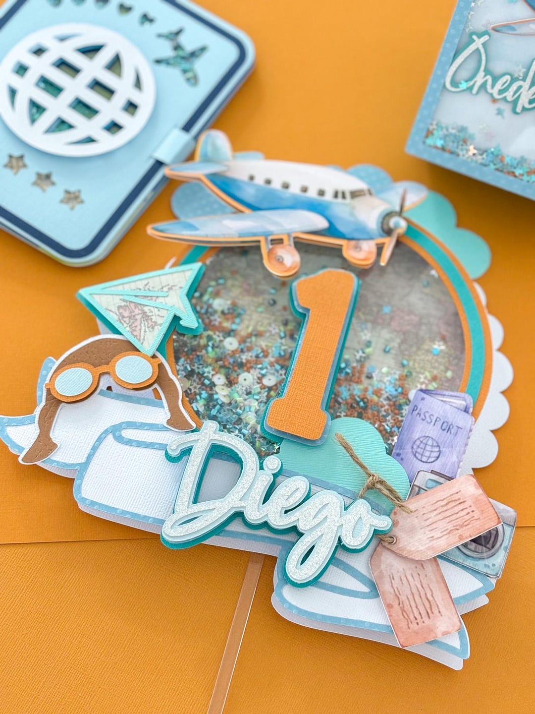 Travel Theme Cake Topper, Adventure Cake Topper, Aviation Topper ...