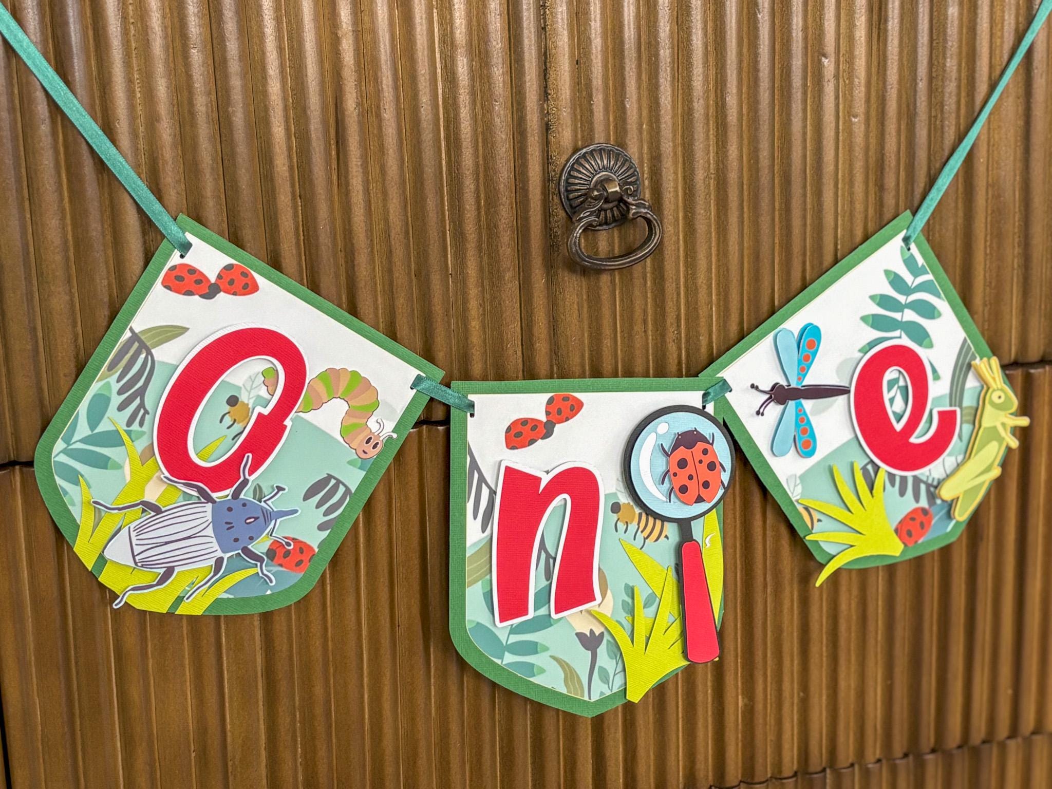 Bugging Out Cake Topper, Insects and Bugs Birthday Decor, Insect Cake ...