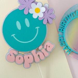 Pastel Color Smiley Face Party, Smiley Face Birthday Party, Happy Face ...