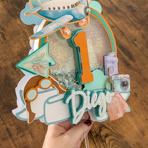 Travel Theme Cake Topper, Adventure Cake Topper, Around the World ...