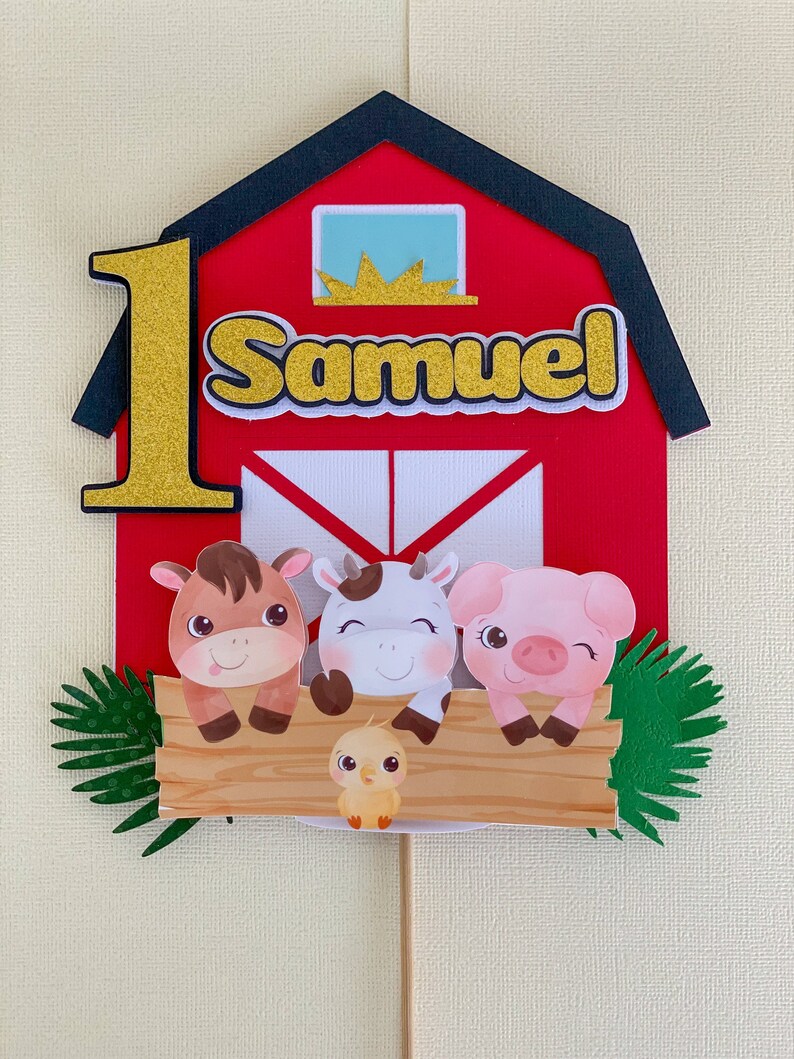 Farm 1st Birthday Decor Barn 1st Birthday Barnyard Theme - Etsy