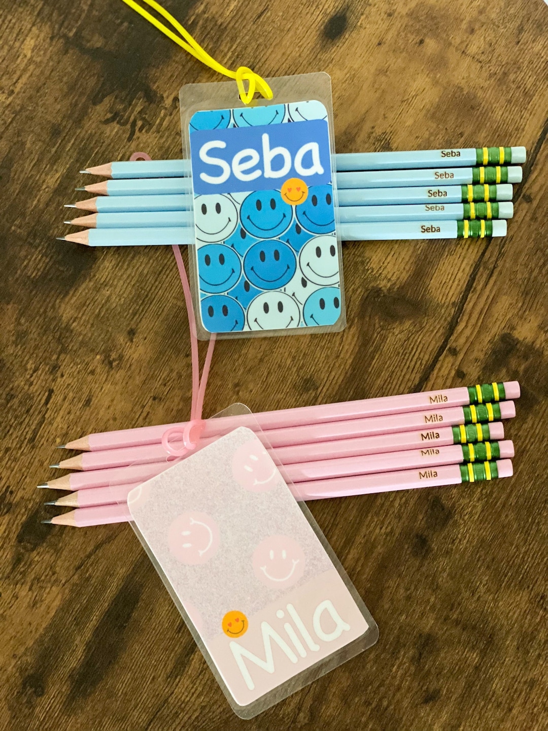 Back to School Personalized Pencils, Back to School Engraved Pencils ...