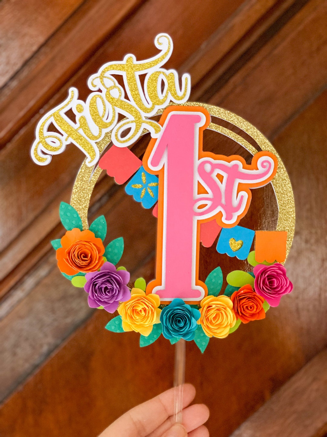 First Fiesta Cake Topper, Cinco De Mayo Birthday, 1st Fiesta Birthday ...