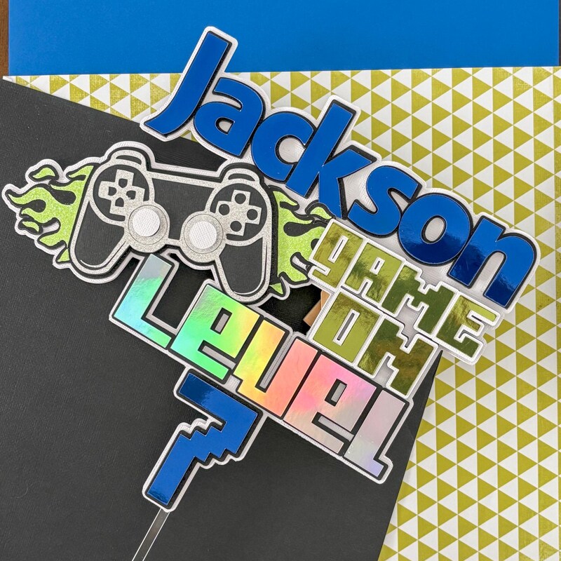 Gaming Cake Topper - Etsy