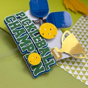 Pickleball Birthday Party, Pickleballer Cake Topper, Pickleball Party ...