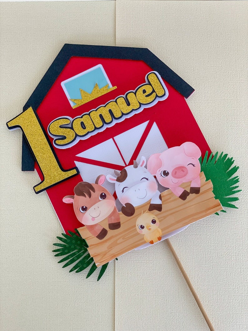 Farm 1st Birthday Decor Barn 1st Birthday Barnyard Theme - Etsy