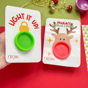 Christmas Play Dough Class Gift, Kid Non-candy Stocking Stuffer ...