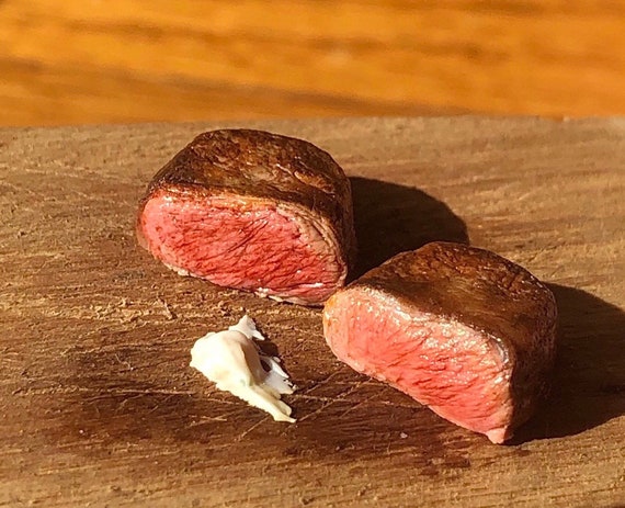 Miniature Filet Mignon Steak - Etsy