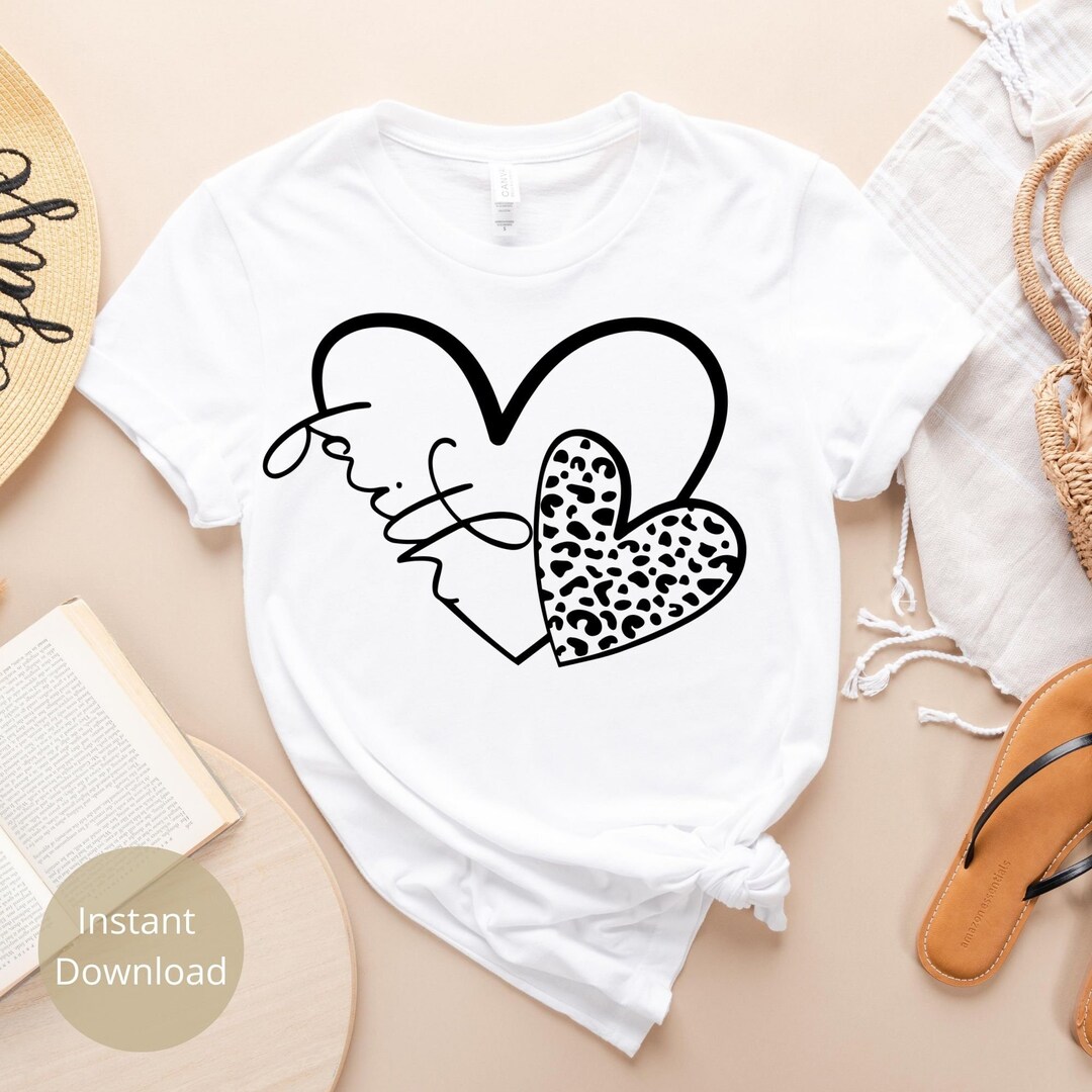 Faith SVG, Faith Heart SVG, Christian SVG, Scripture Svg, Faith Hope ...