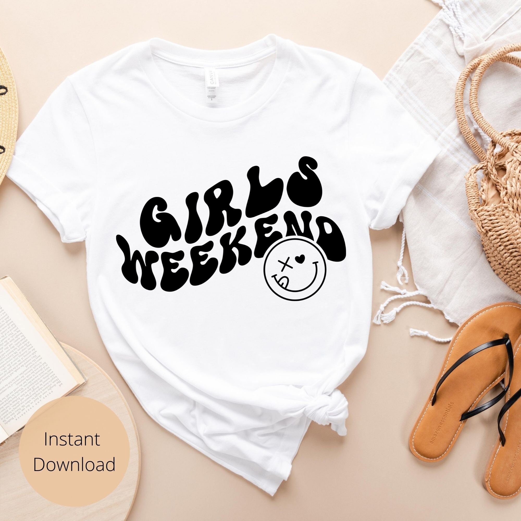 Girls Weekend SVG Girls Trip SVG Smiley Face SVG Girls Trip - Etsy