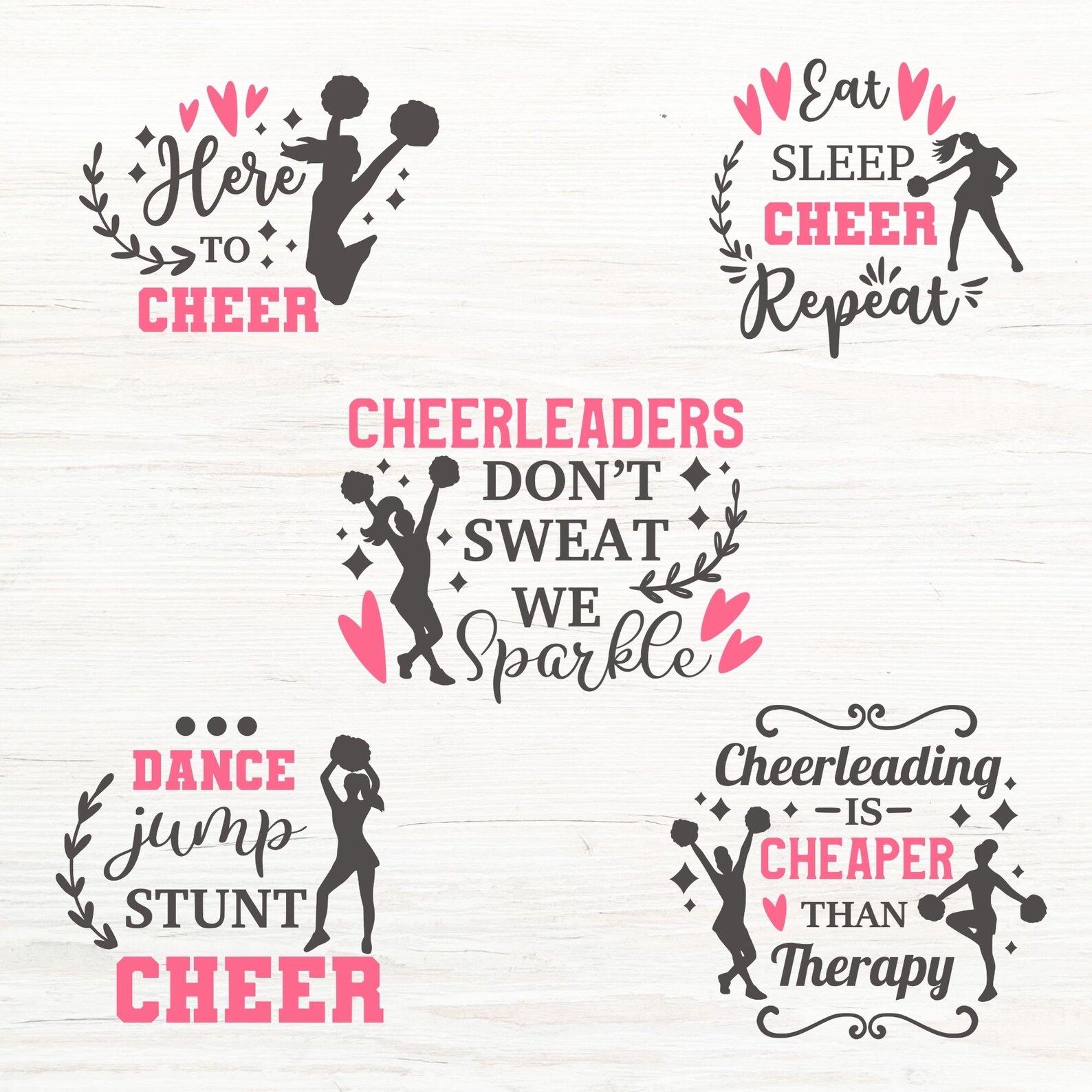 Cheer SVG SVG Bundle Cheerleading SVG Cheerleader Svg - Etsy