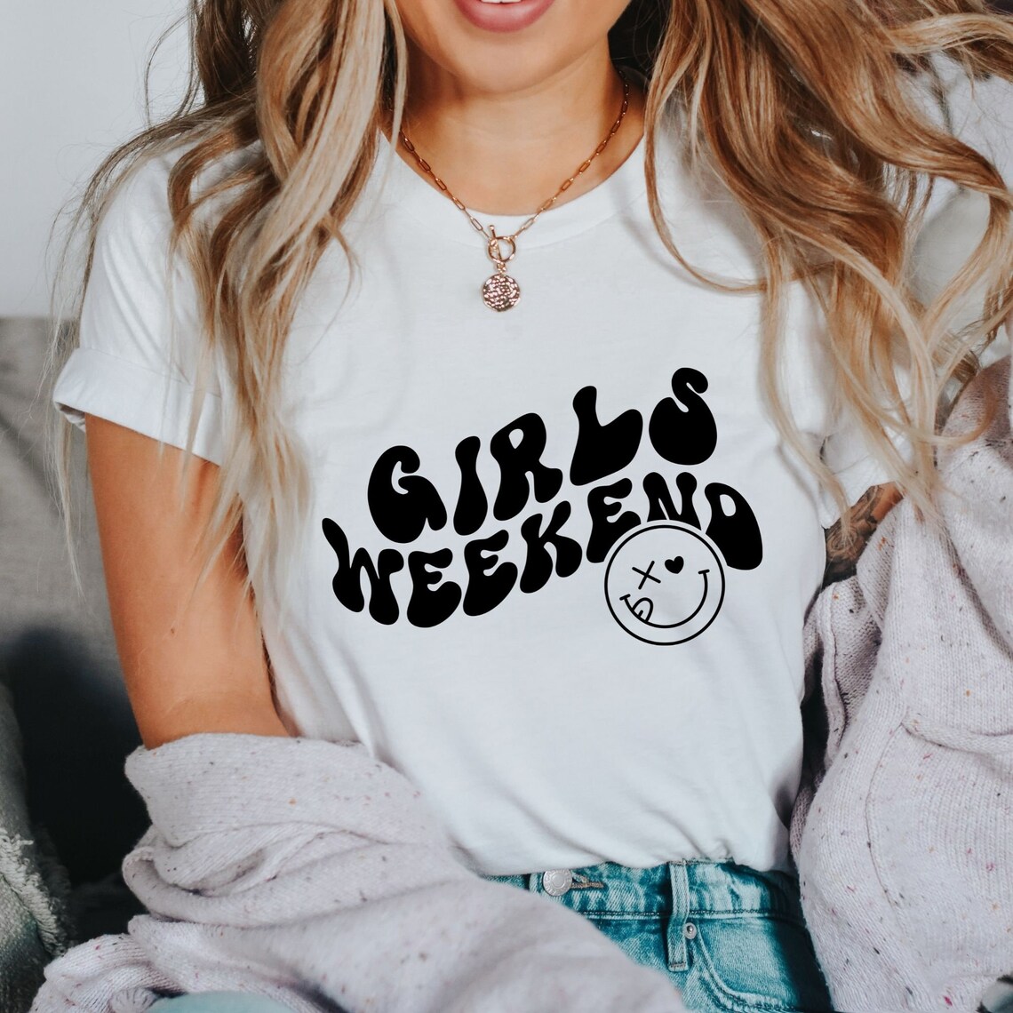 Girls Weekend SVG Girls Trip SVG Smiley Face SVG Girls Trip - Etsy