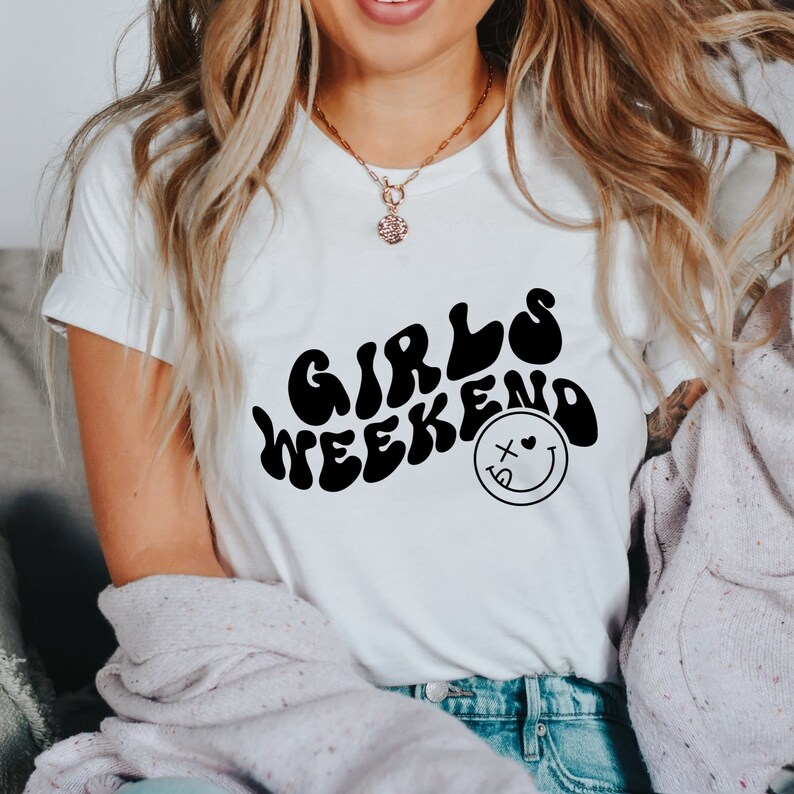 Girls Weekend SVG Girls Trip SVG Smiley Face SVG Girls Trip - Etsy