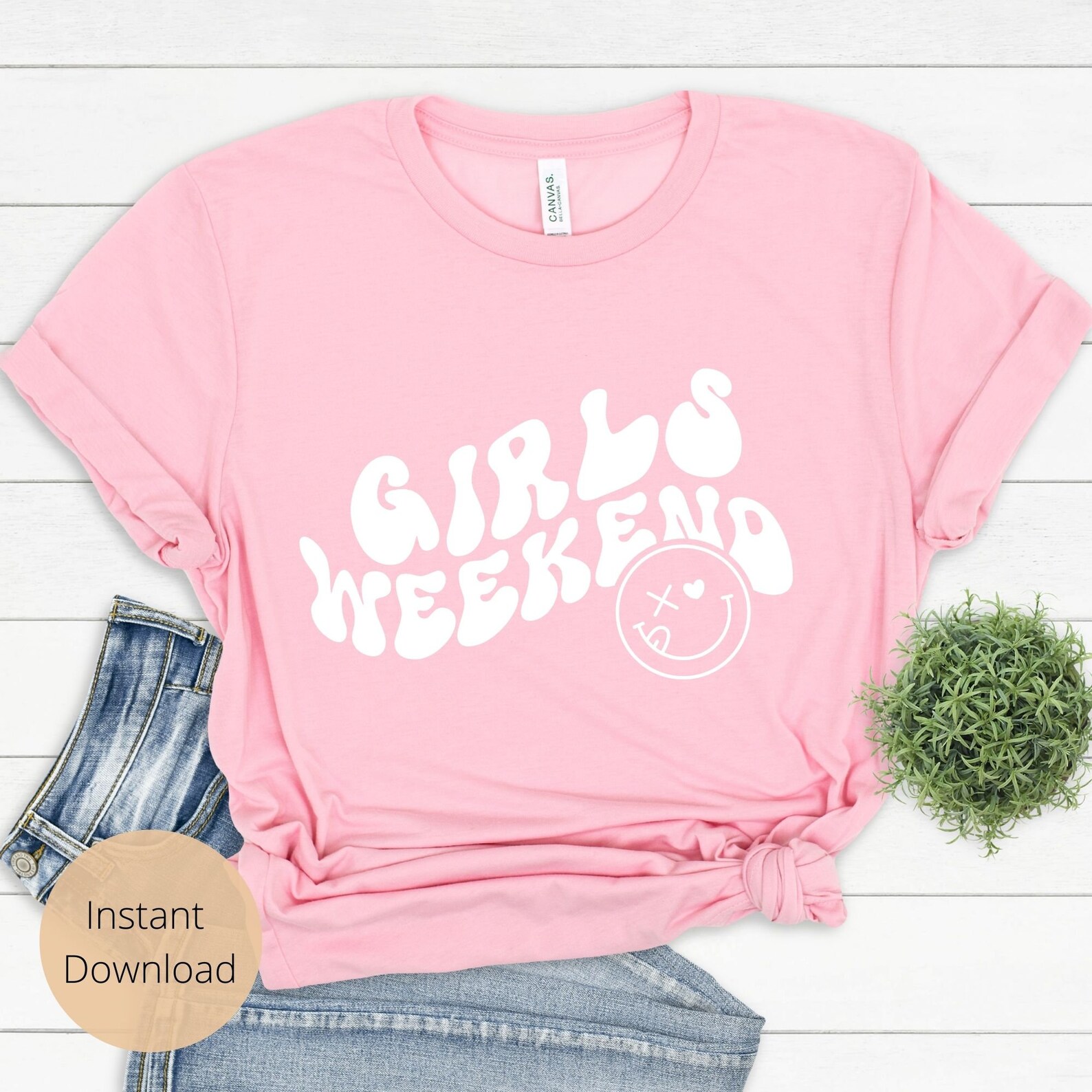 Girls Weekend SVG Girls Trip SVG Smiley Face SVG Girls Trip - Etsy