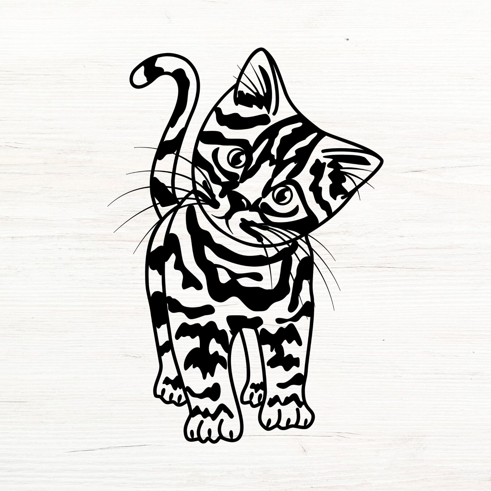 Cat SVG Funny Cat SVG Cat Clipart Kitty SVG Cat Lover Paw - Etsy