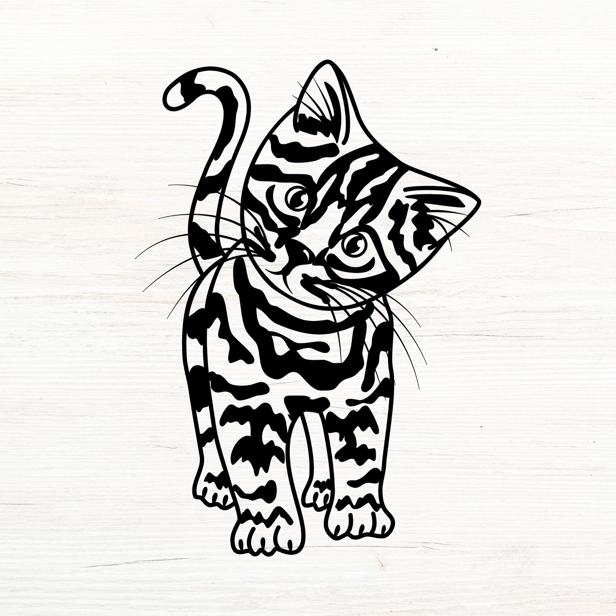 Cat SVG Funny Cat SVG Cat Clipart Kitty SVG Cat Lover Paw - Etsy