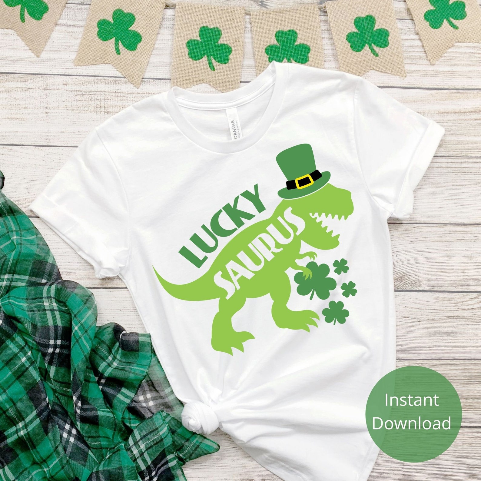St Patricks Day SVG Dinosaur SVG St Patricks Day PNG T Rex - Etsy