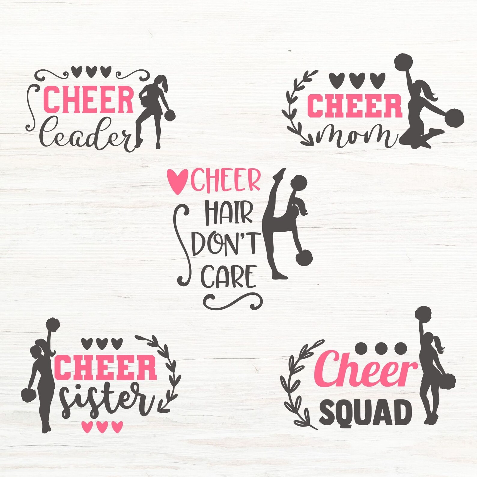 Cheer SVG SVG Bundle Cheerleading SVG Cheerleader Svg - Etsy