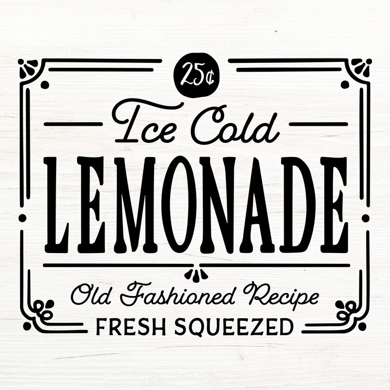 Lemonade Svg - Etsy