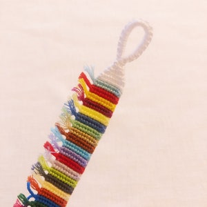 Shag Bracelet, Colorful Rag Rug Bracelet, Scraps Bracelet, Recycled ...