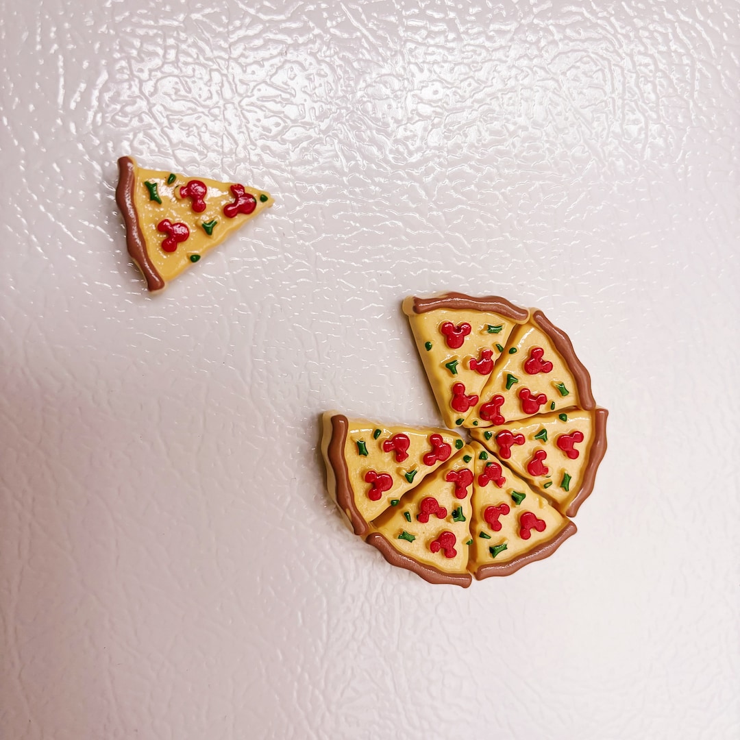 Pizza Magnet Set, Cute Magnets, Pizza Lover Gift, Pizza Slice Magnets ...