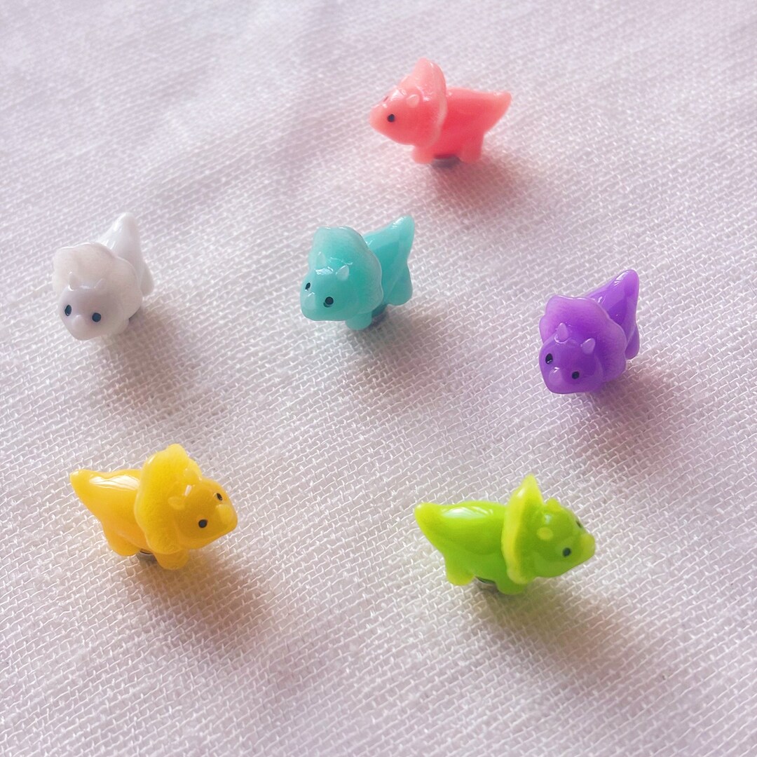Mini Dinosaur Magnet Set, Quirky Magents, Refrigerator Magnets, Funky ...