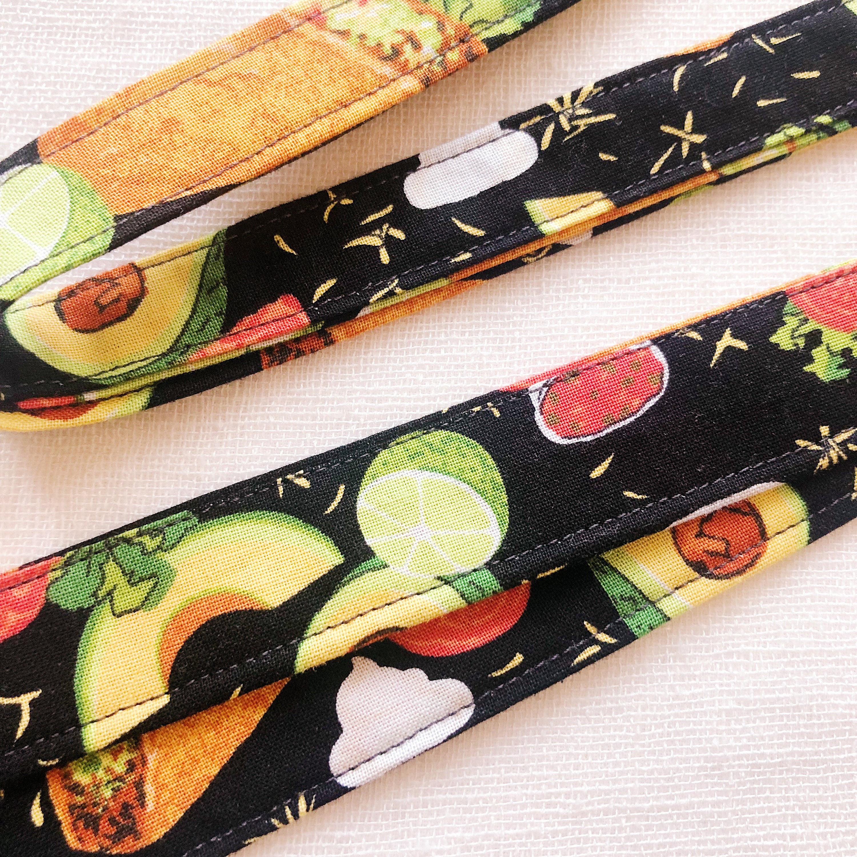 Taco Lanyard, Fabric, Food, Novelty, Teacher, Chef, Handmade, Swivel ...