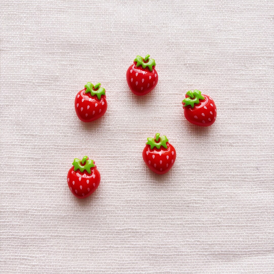 Strawberry Magnet Set, Cute Magnets, Fruit Lover Gift, Strawberry ...