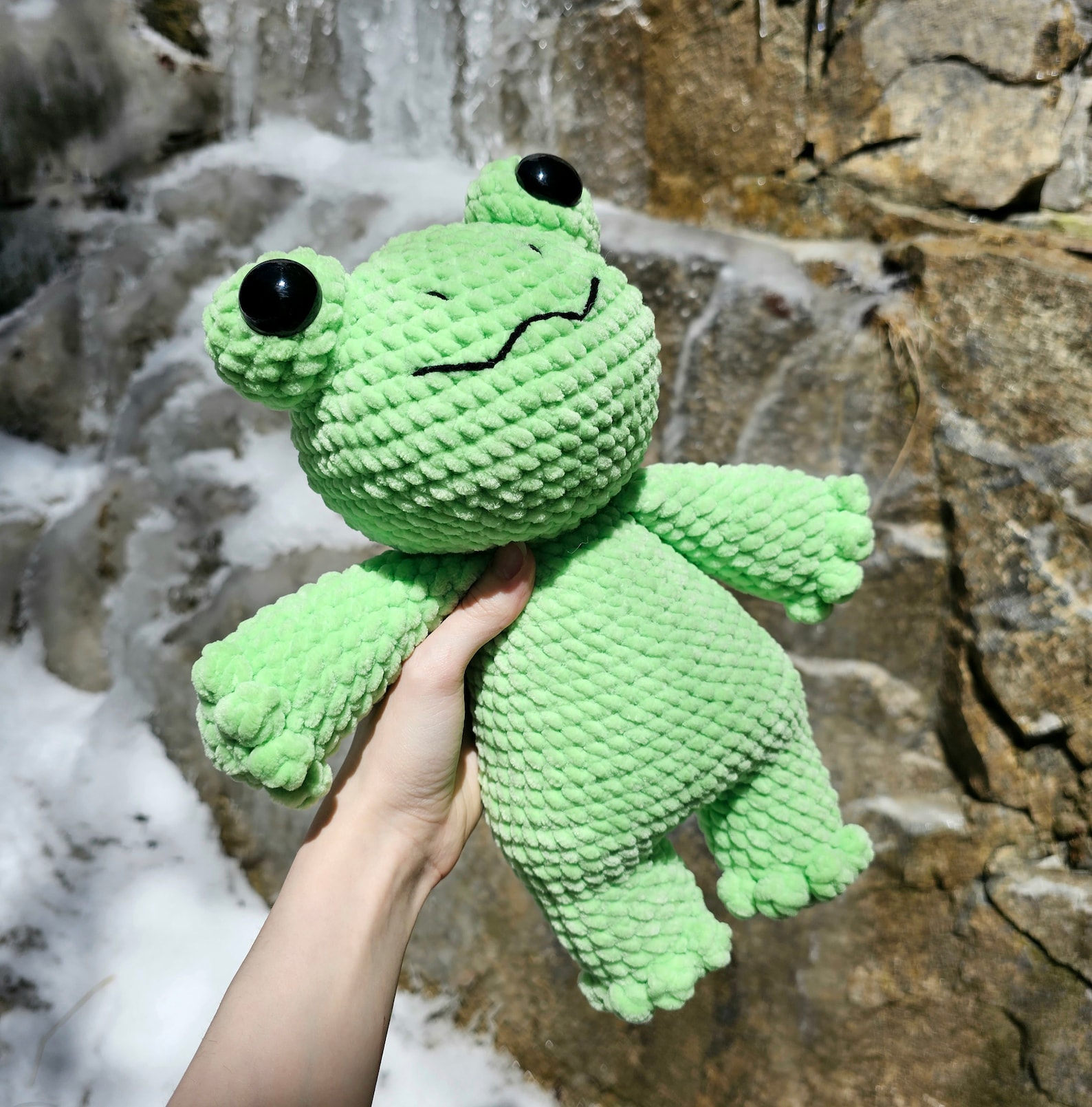 Handmade Crochet Chonky Cute Frog - Etsy