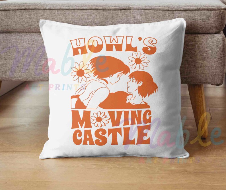 Howls Moving Castle Inspired SVG PNG, Ghibli Cricut File, Anime Ghibli ...