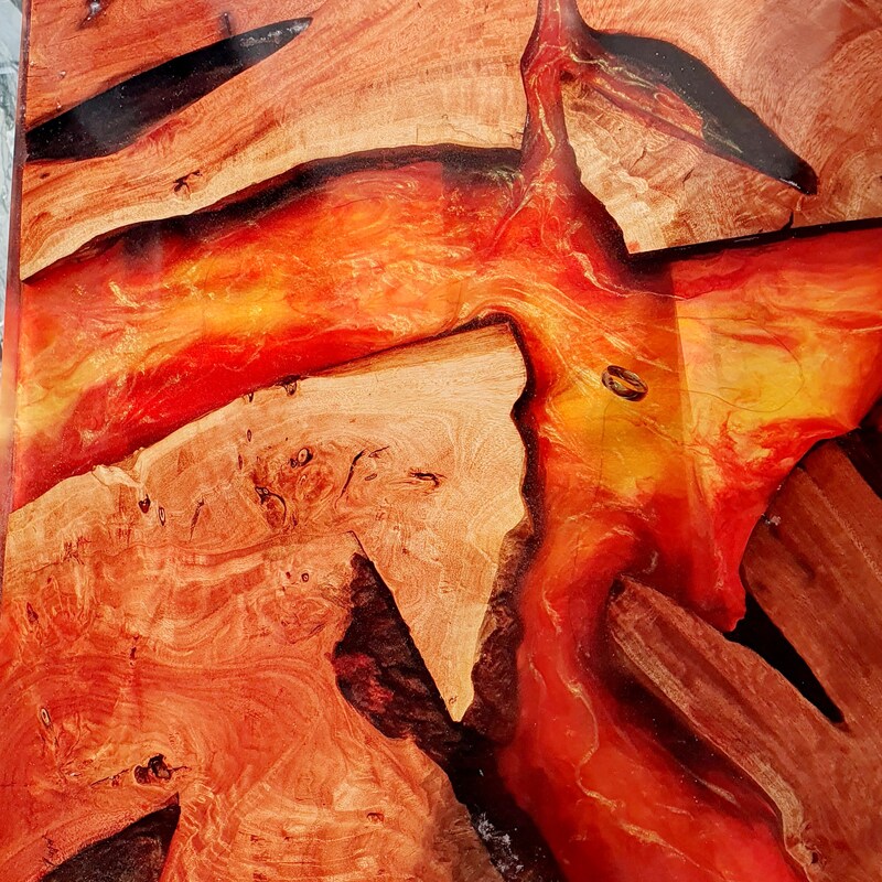 Led Resin Table - Etsy