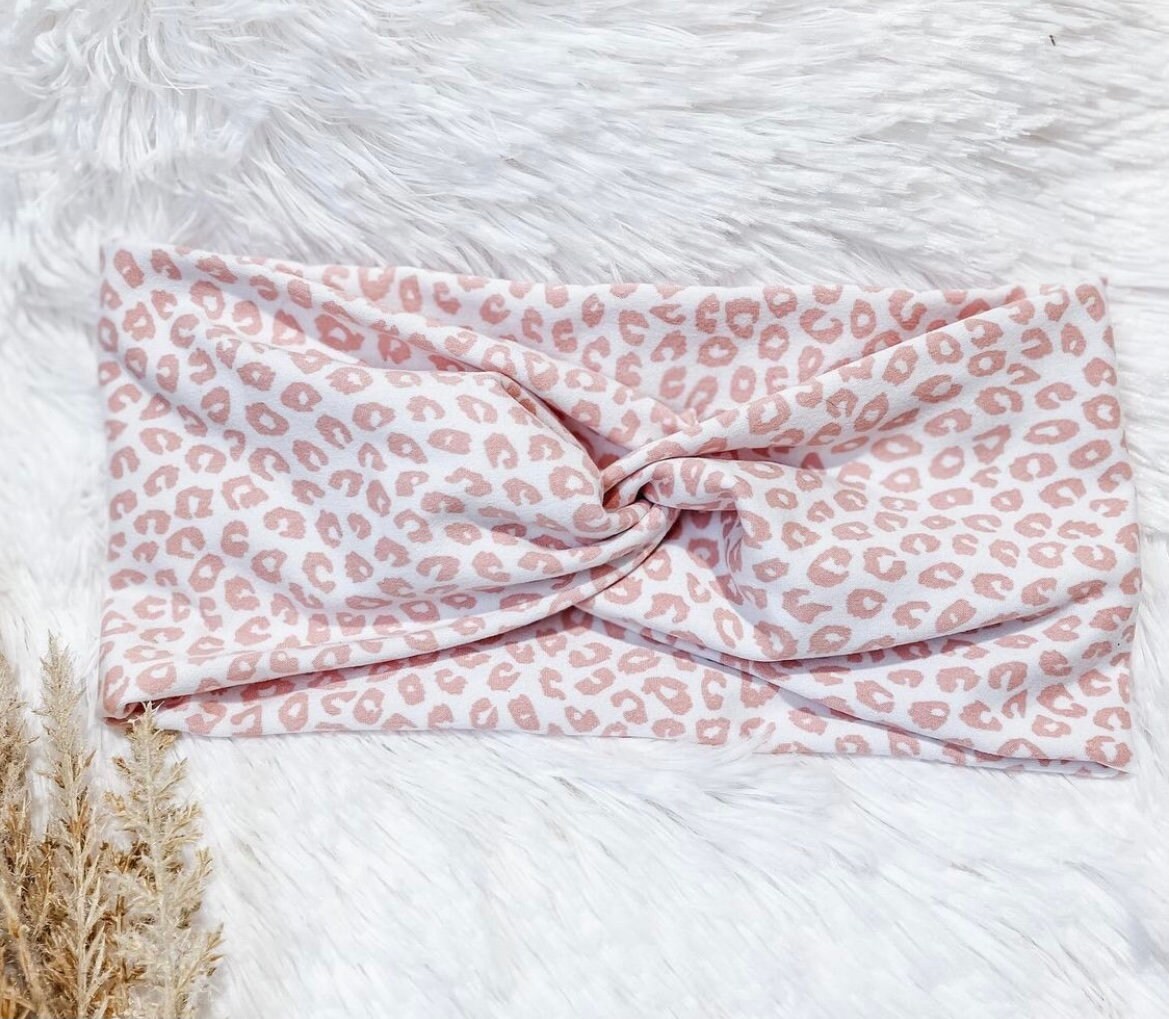 Handmade Buttery Soft Headbands, Turban Headband, Cheetah Print ...