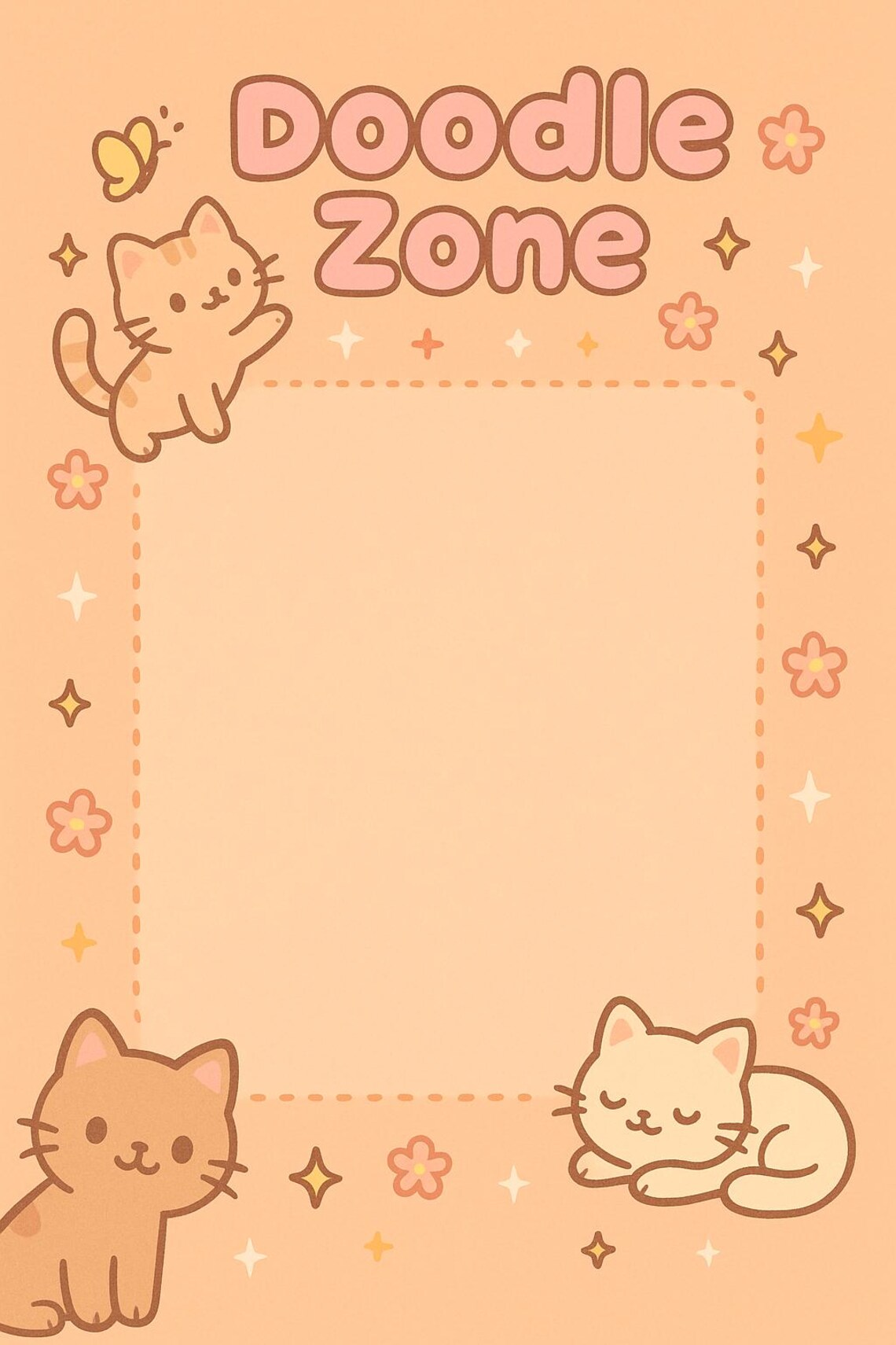 Kawaii Kitty Daily Planner | Printable Cute Cat Journal | Pastel PDF ...