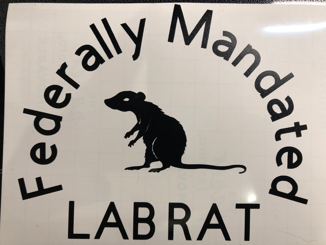 Mandated Lab Rat Window Decal - Etsy