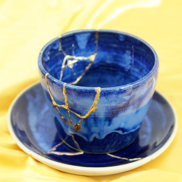 Kintsugi Pottery Planter - Etsy