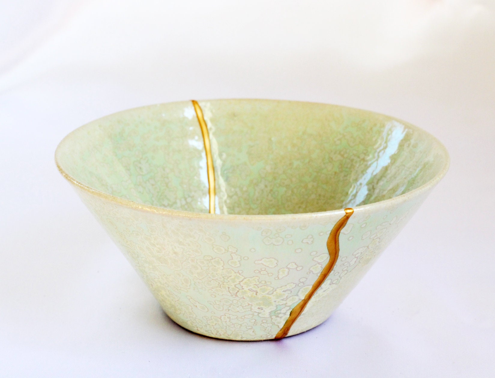 18k Gold Kintsugi Bowl Anniversary Gift Wedding Gift Japanese - Etsy