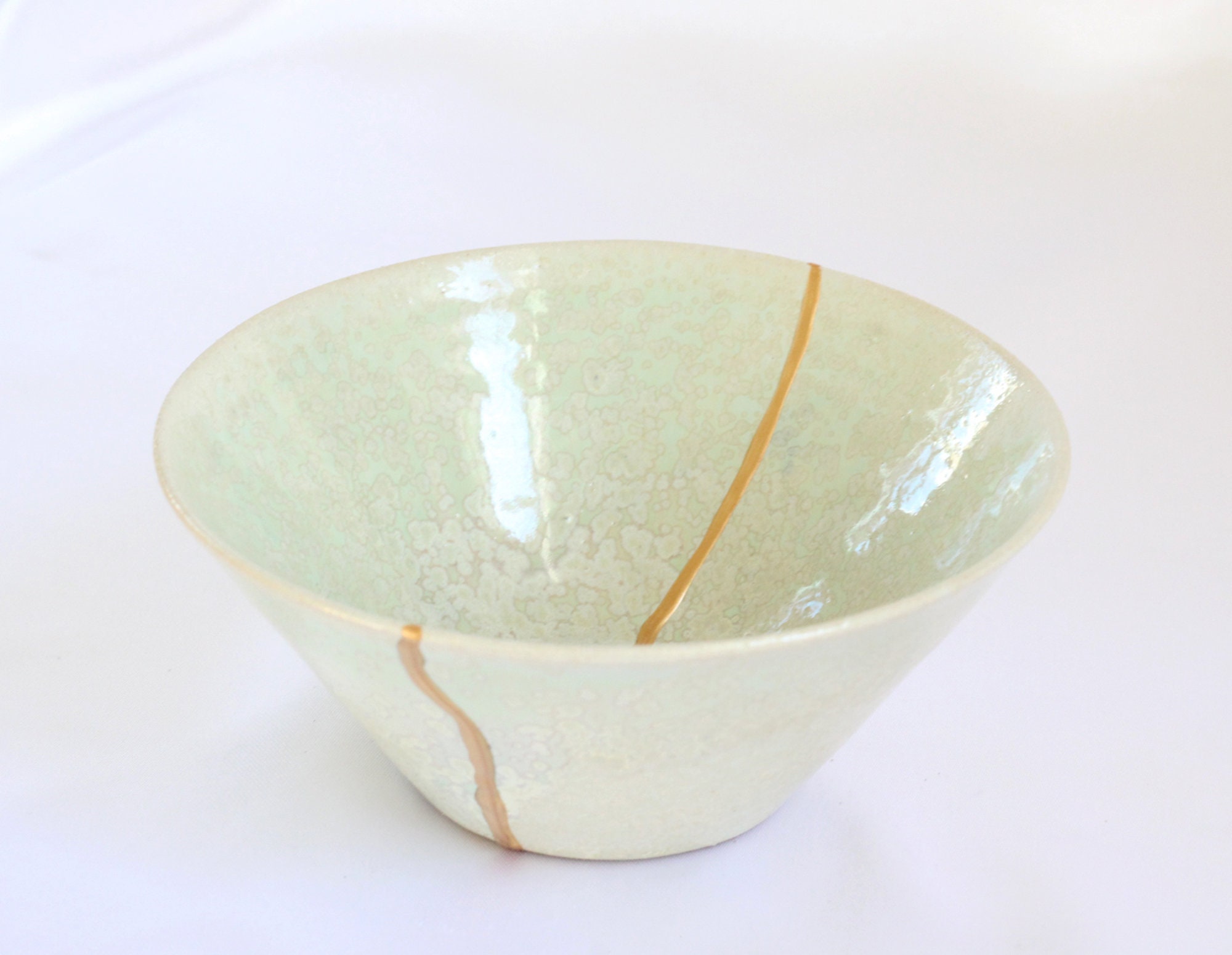18k Gold Kintsugi Bowl Anniversary Gift Wedding Gift Japanese - Etsy