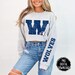 Shawnee Wolves | Wolves Mascot | Navy Distressed Wolves | Preppy Mascot ...