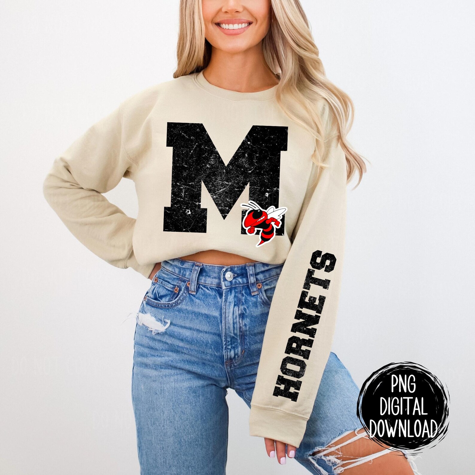 Macomb Hornets | Preppy Mascot | PNG Digital Download | School Spirit ...