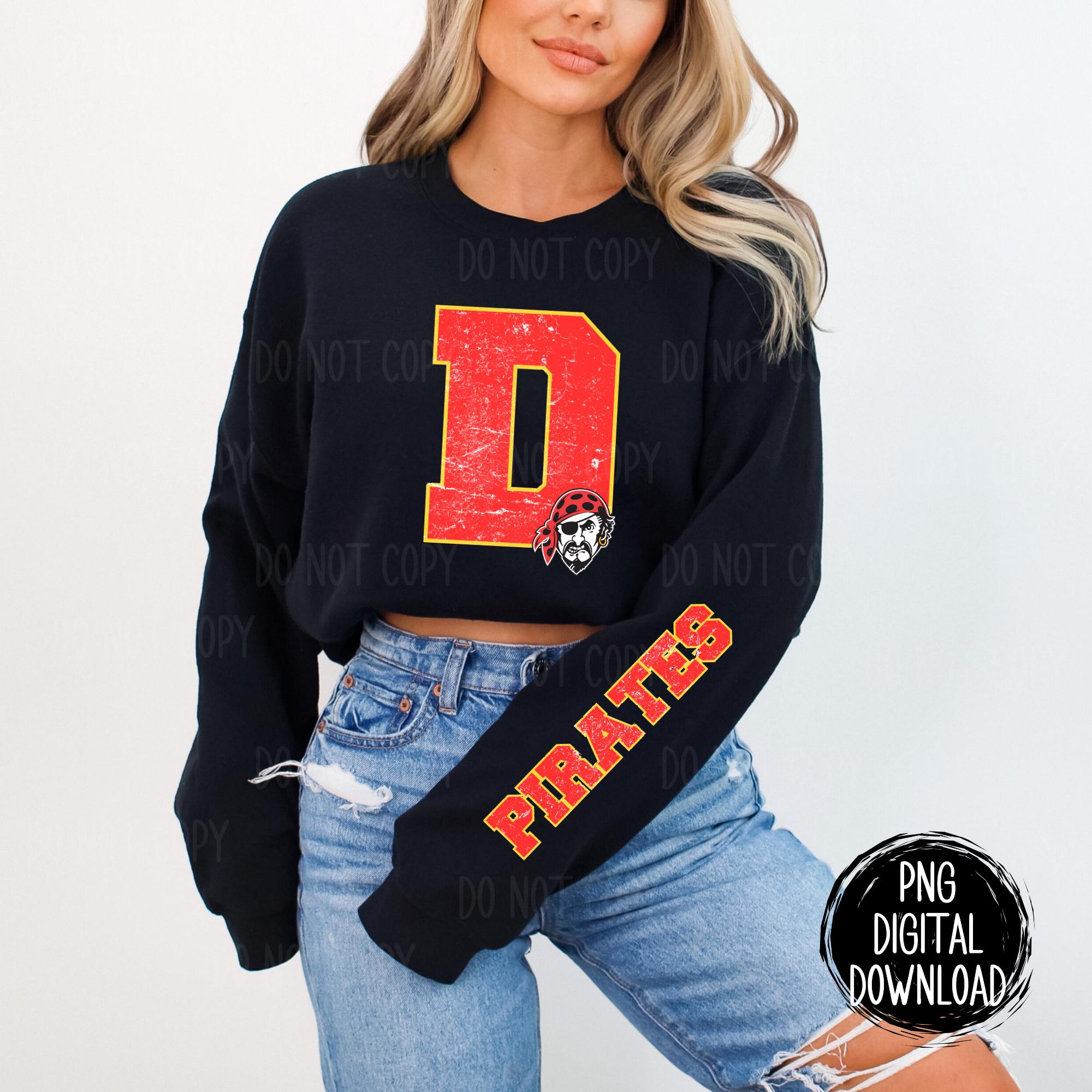 Dale Pirates | Preppy Mascot | PNG Digital Download | School Spirit ...