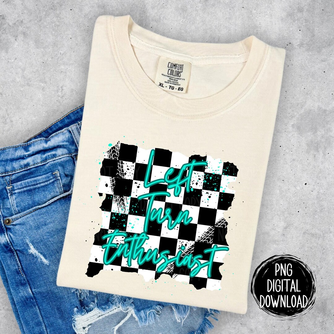 Left Turn Enthusiast | Preppy Grunge Mascot | PNG Digital Download ...