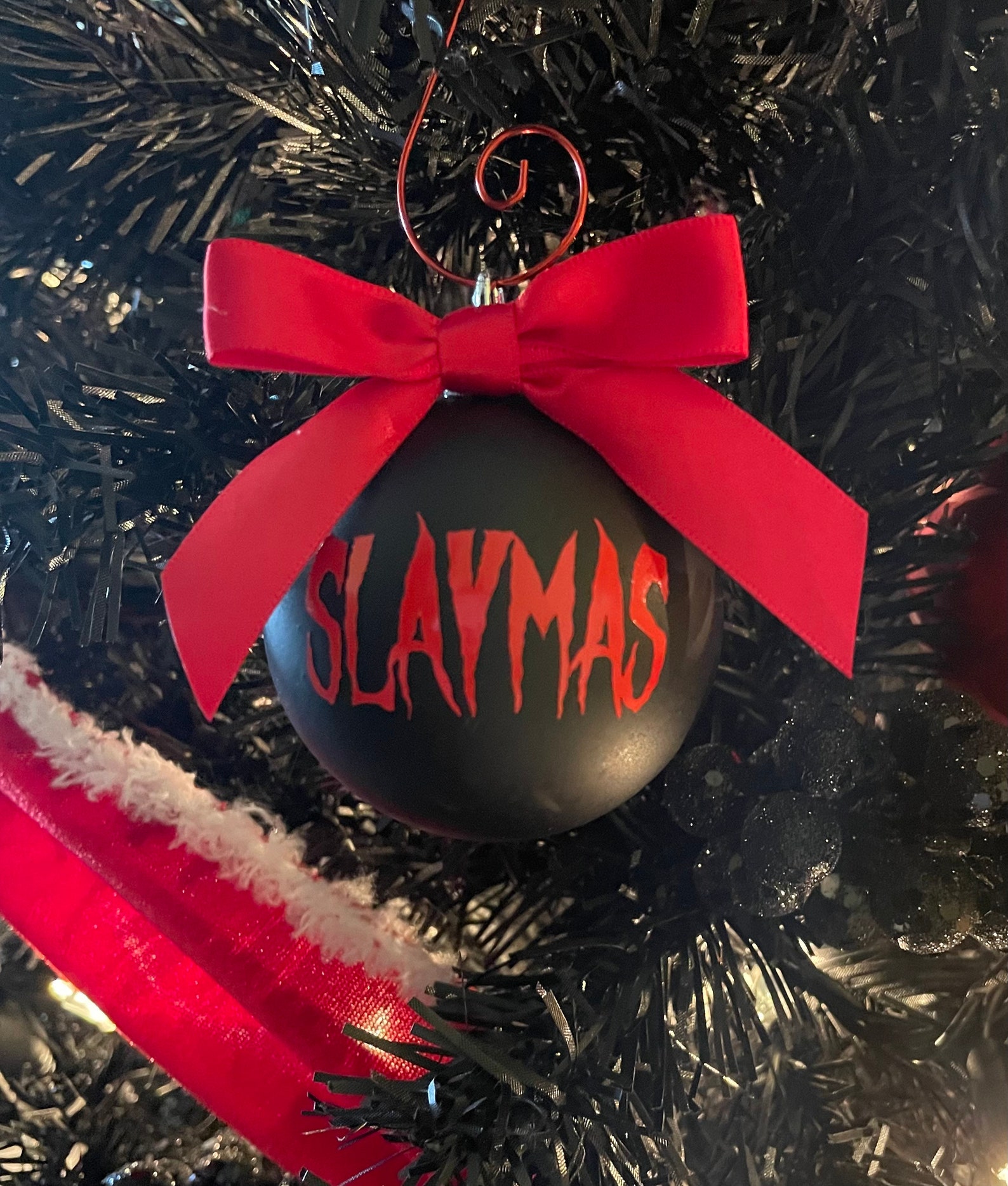 Gothic Christmas Ornaments. Set of 6. - Etsy