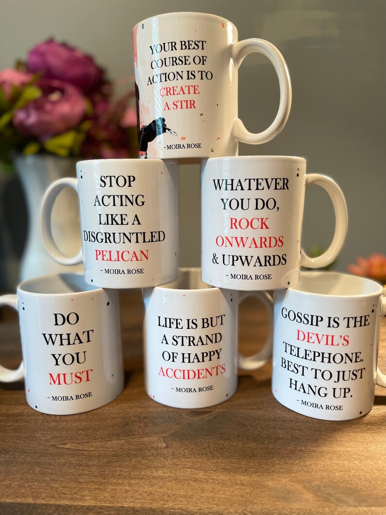 Moira Rose Mug Life Advice Collection Schitt's Creek - Etsy