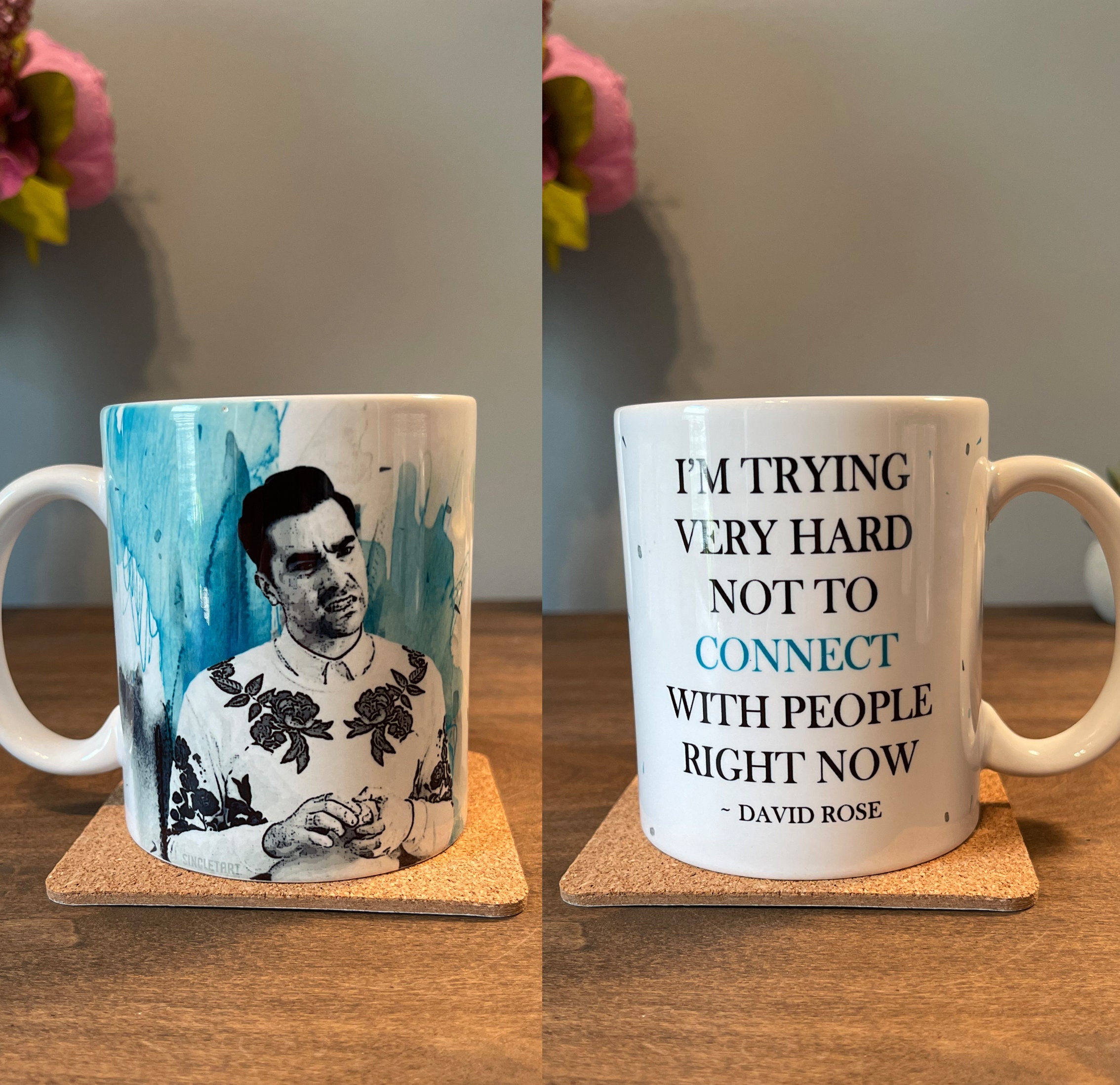 David Rose Mug Dark Mood Collection Schitt's Creek - Etsy